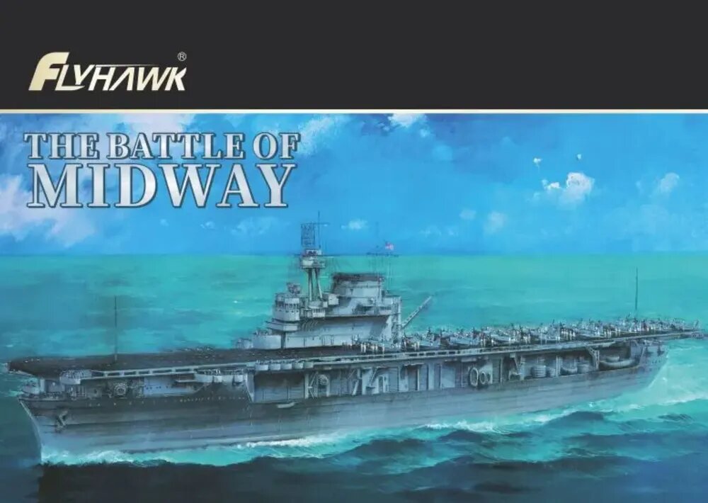 FLYHAWK FH1178S 1/700 США Enterprise 1942 Роскошная версия Модель авианосца