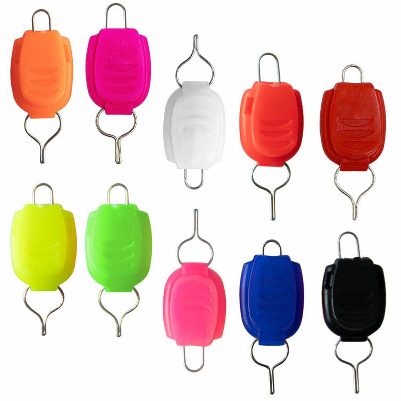 10 шт универсальные держатели лески клипсы для катушки