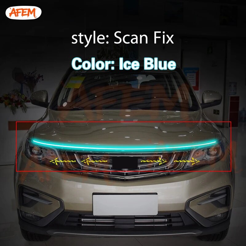 Светодиодная полоса Ice Blue для Geely Atlas NL-3 2018-2021