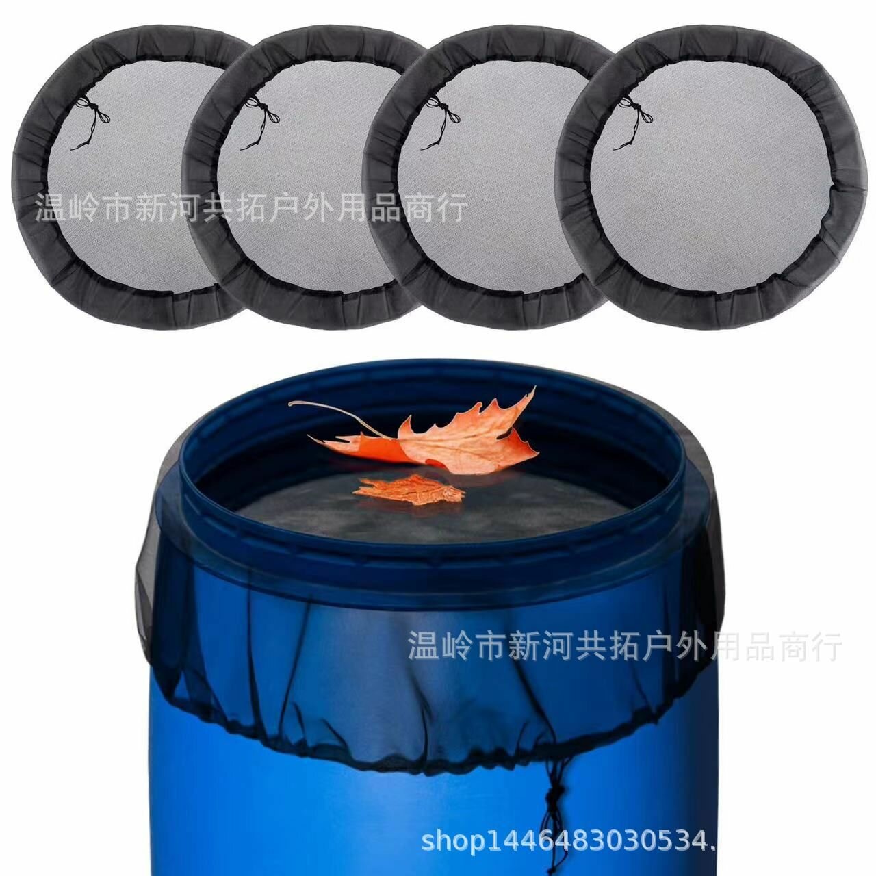 Садовый бак для воды 200 л из прочного полимера устойчивый к УФ и морозам, с крышкой и краном (зелёный, чёрный)