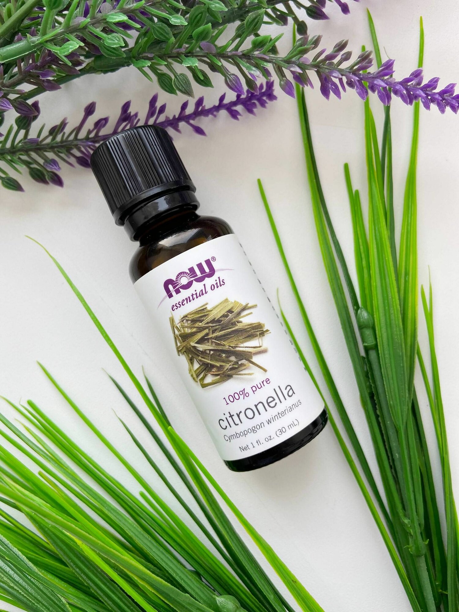 Эфирное масло цитронеллы, Now Foods, Citronella Oil, 30 мл