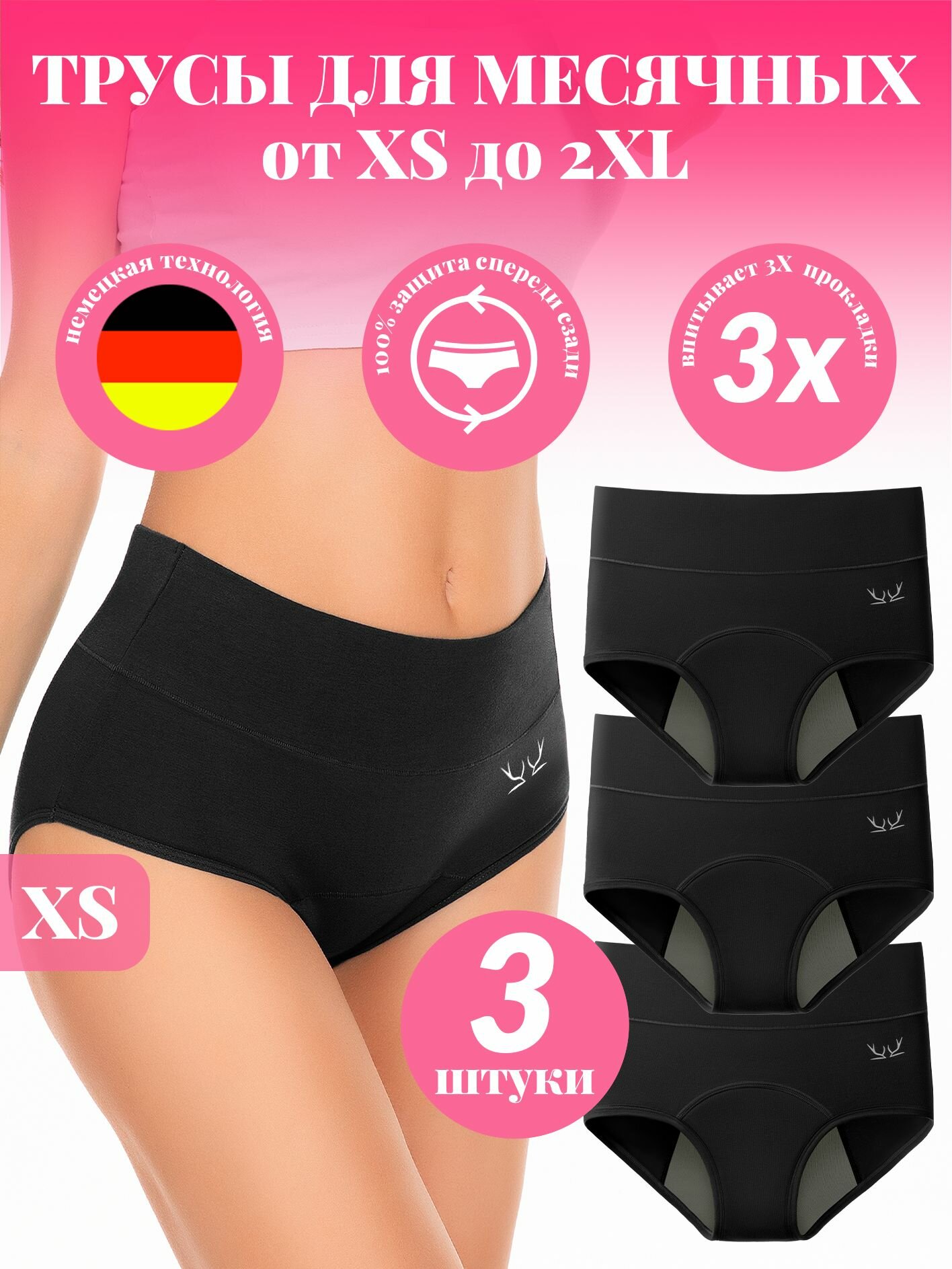 Трусы менструальные