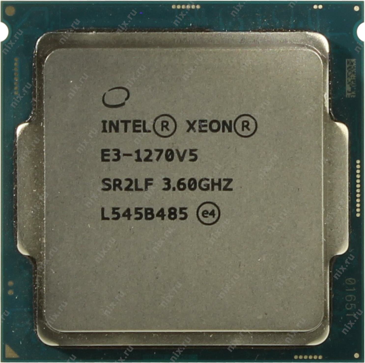 Процессор Intel Xeon E3-1270v5, 4 ядра, Skylake, сокет LGA1151