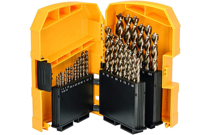 Набор сверл DEWALT HSS-Co DT4957, по металлу COBALT 5%, 1-13, 29 шт.