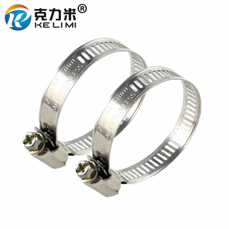 Зажимы топливные хомуты из нержавеющей стали 9-16mm
