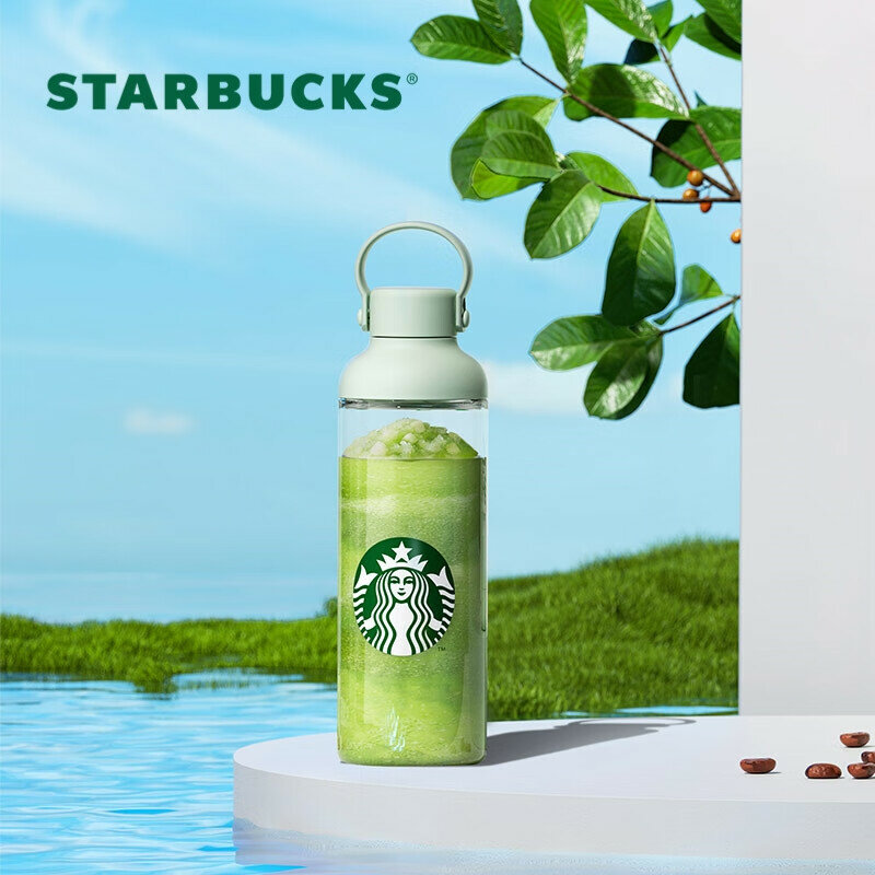 Звездные кружки Starbucks Classic Goddess Мятный зеленый ручка бутылка 621 мл Цвет：Классический Богиня Ручка 621 мл