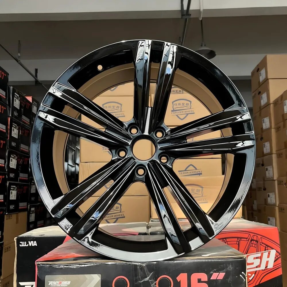 FADI 17-дюймовые, 18-дюймовые, 19-дюймовые диски, совместимые с Volkswagen Golf 6, T-Roc, Magotan, Sagitar, Tiguan, Bora, Passat, Tayron и новым Touareg. Колесный диск Штампованный 19x8.5" PCD5х112 ET38 D57.1