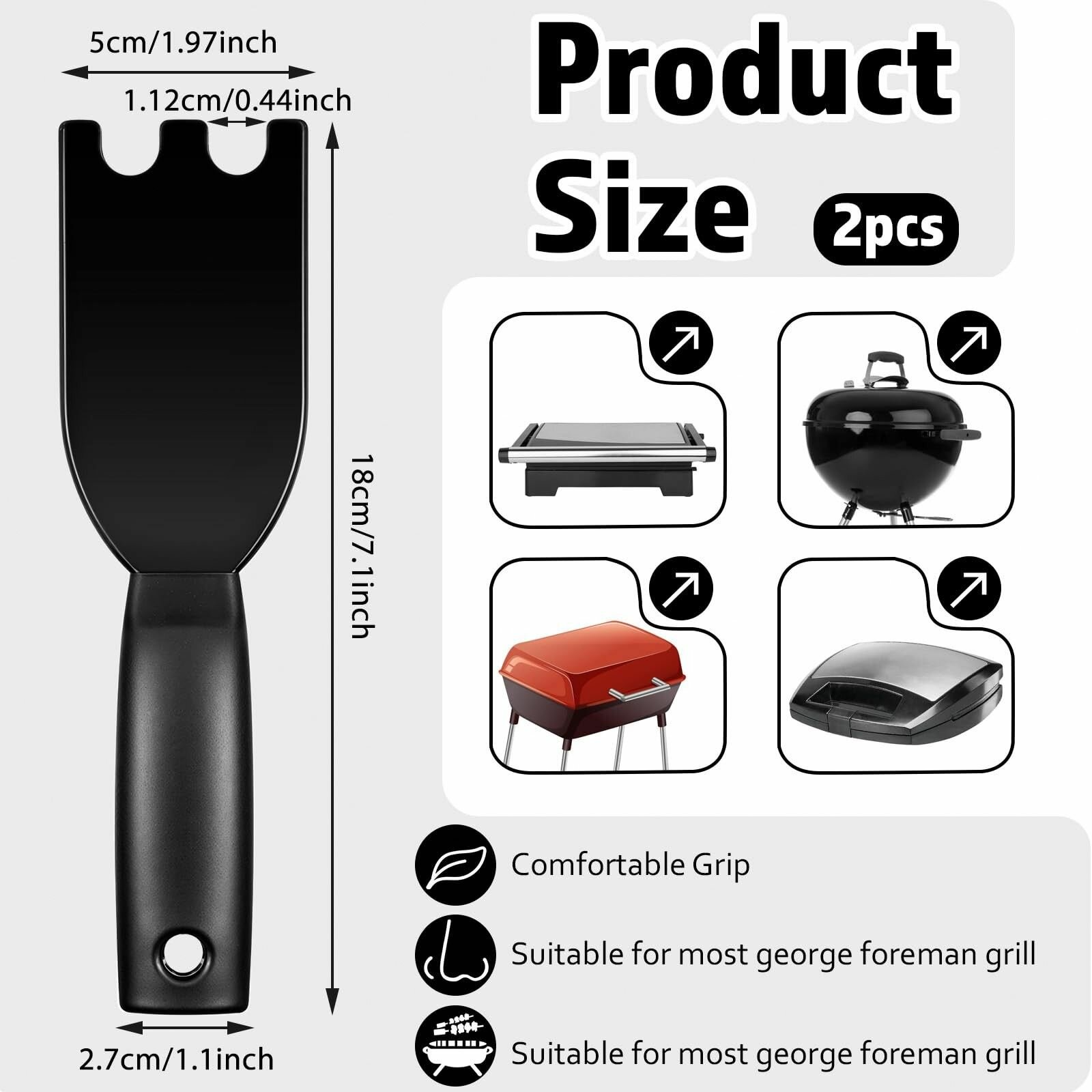 Скребок для гриля George Foreman для внутренних грилей