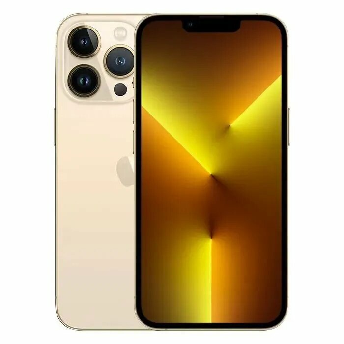 Восстановленный Apple Смартфон iphone 13 pro 6/128 ГБ, золотой