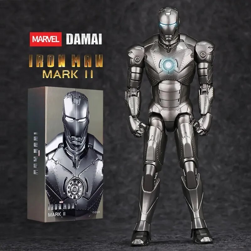 Железный человек Фигурка, Iron Man Mark 2, подвижные фигурки,18 см, ZD TOYS
