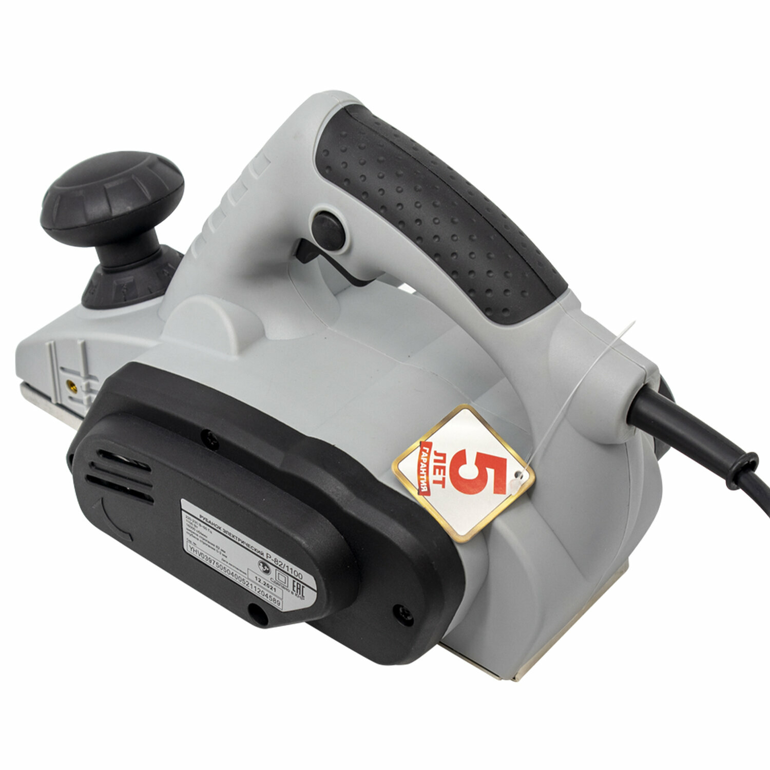 Рубанок Ресанта электрический, мощность 1100 Вт, 16000 оборотов/мин, глубина 3 мм, ширина 82 мм 75/5/4