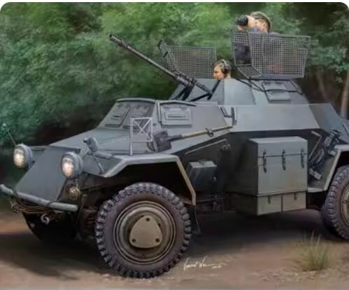 Hobbyboss Model 1/35 83815 Sd. Kfz.222 Leichter Panzerspahwagen "1-я серия"