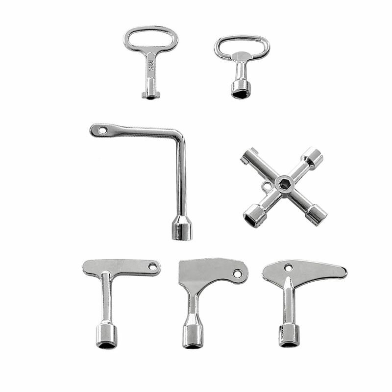 Универсальный 4-ходовой крестово-треугольный гаечный ключ для замены шкафа электрического лифта поезда