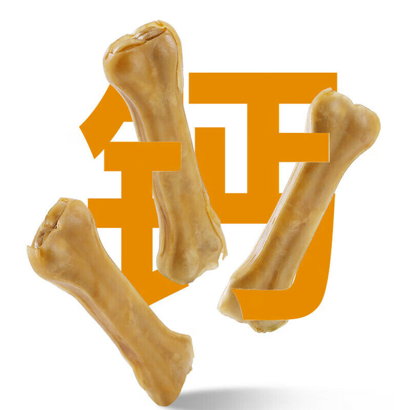 Qipigou Собачьи кожаные жевательные палочки 10 см (4 шт) Прочные жевательные игрушки для щенков подходит для Терьеров и