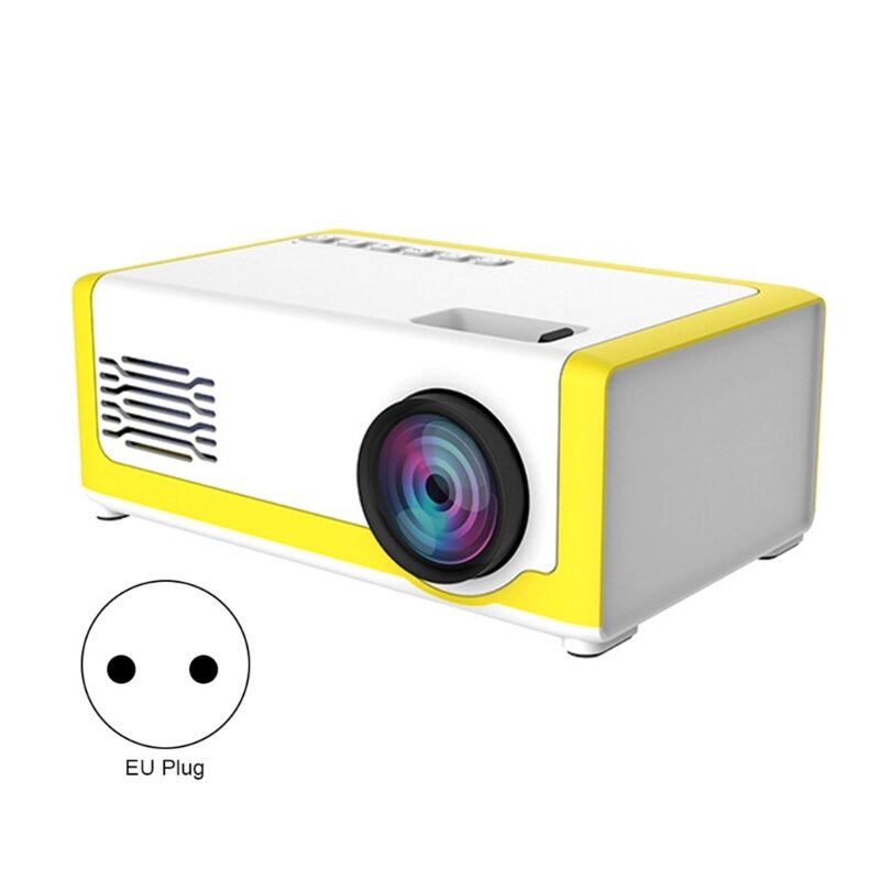 Мини-проектор Для детей Со встроенной звуковой системой И цифровыми видеозаписями USB, легко транспортируется