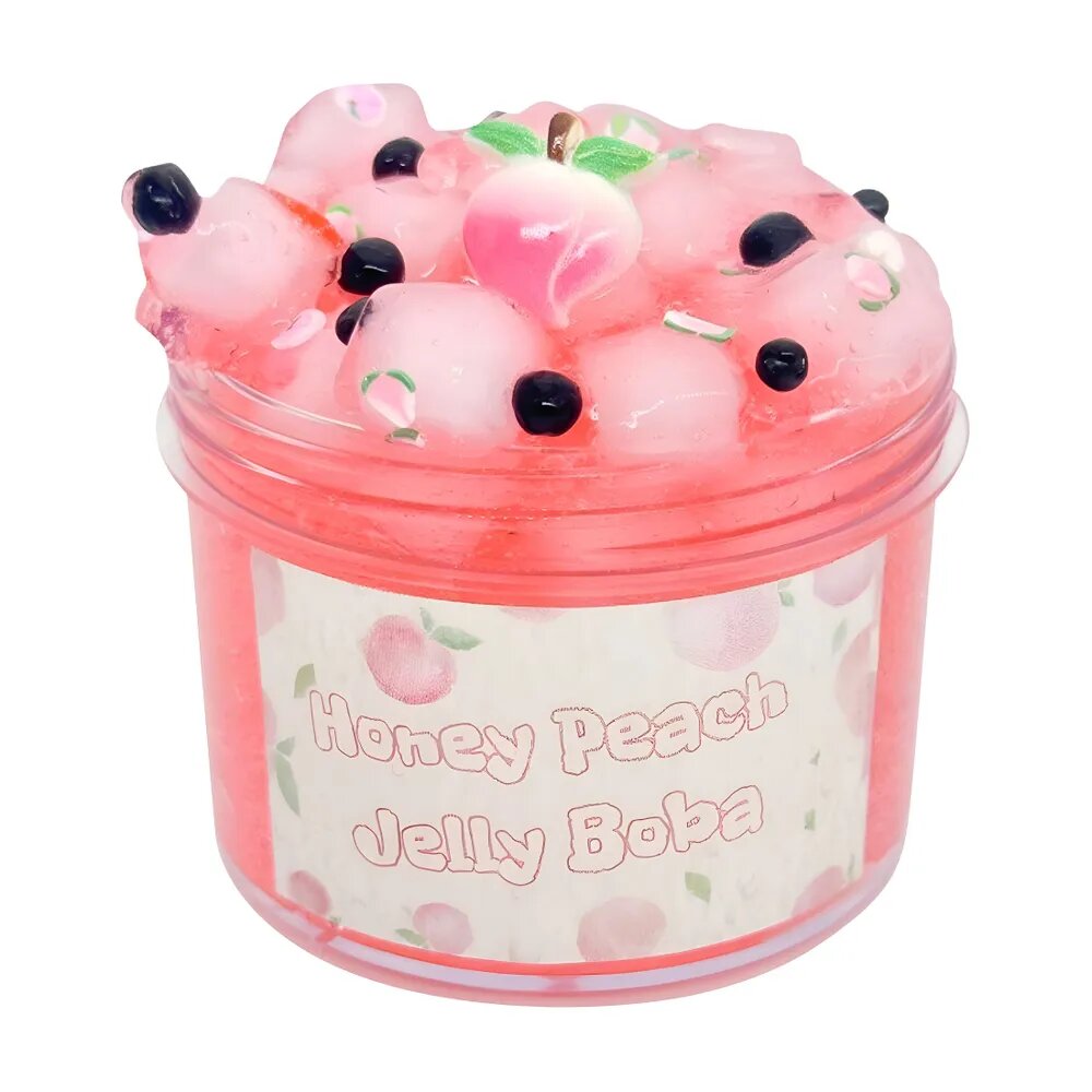 BESTSKY Желейные кубики для игры, прозрачный кристальный слайм, мягкий и нескользящий, многоцветный с акцентами, подарок для девочек и мальчиков.