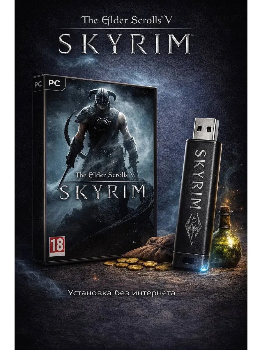 Игра The Elder Scrolls V: Skyrim на USB флешке для ПК