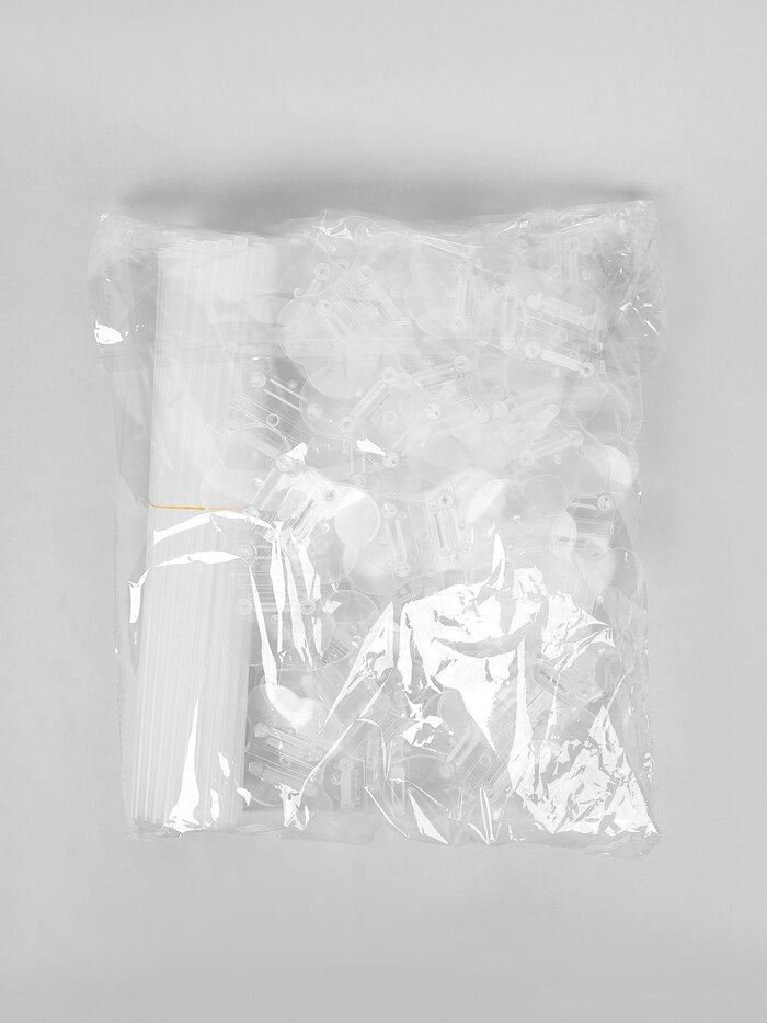 Палочка для шаров 35 см с зажимом, набор 50 шт.