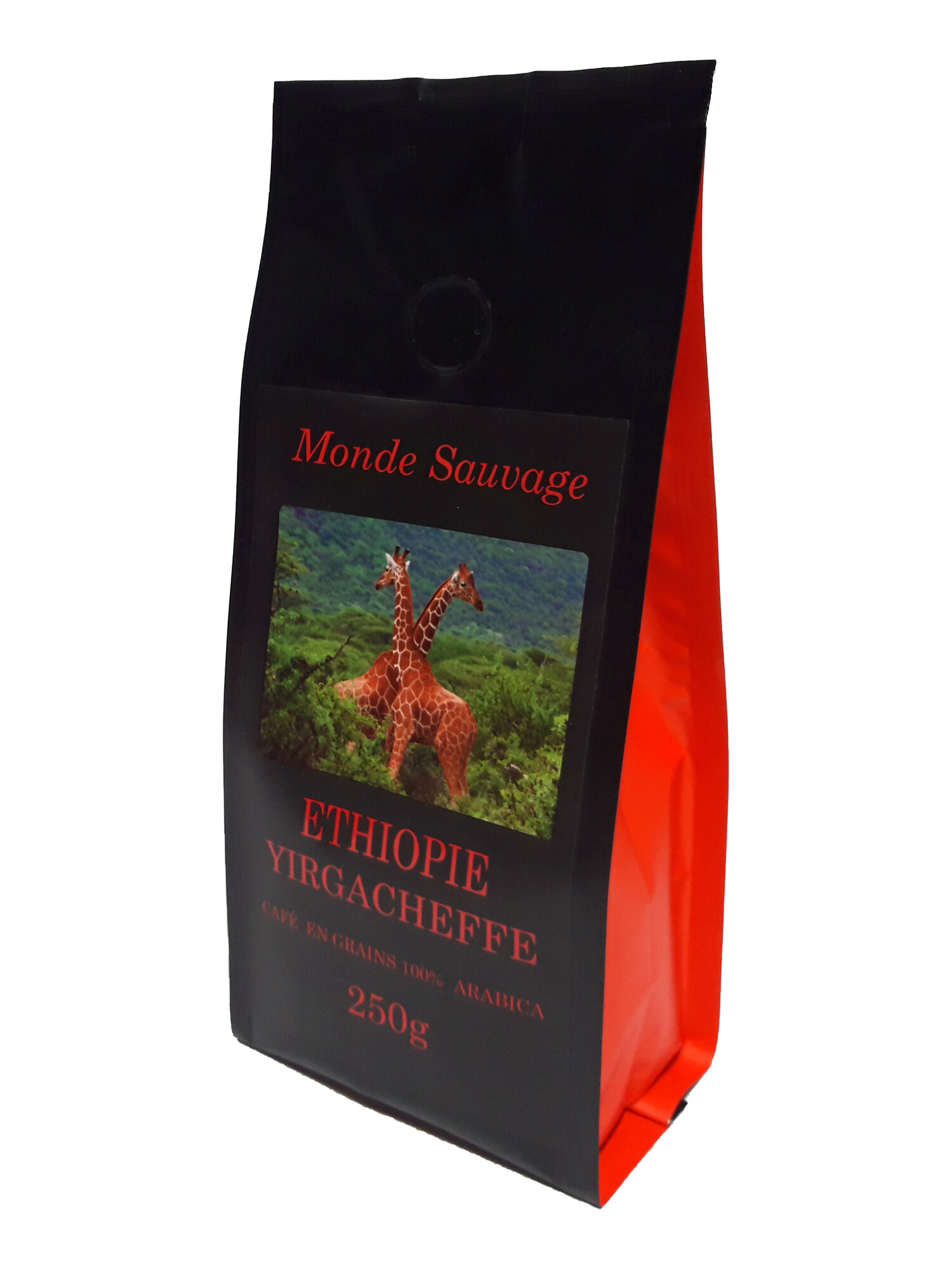 Кофе в зернах Монд Саваж Эфиопия Иргачефф 250г