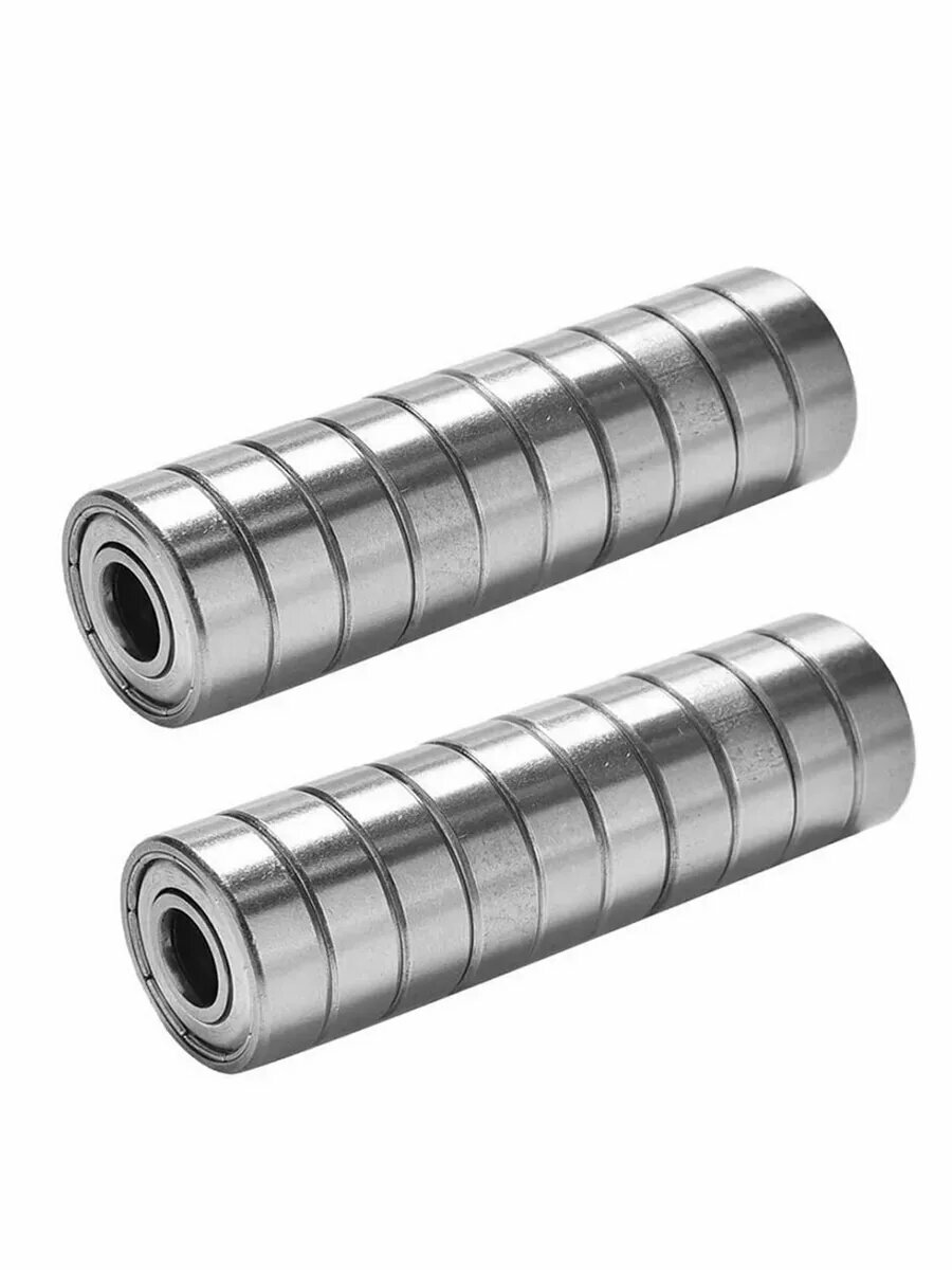 20 шт. подшипники 608ZZ, сталь, 8x22x7мм, ABEC-7