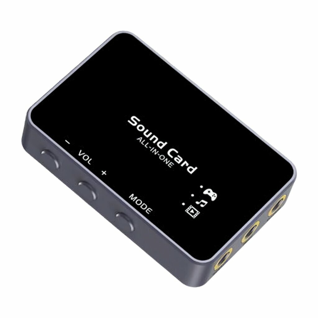 Аудиоадаптер USB Type C Высокого Разрешения С Возможностью Настройки Эквалайзера Для Студийной Записи И Игровой Звуковой Карты