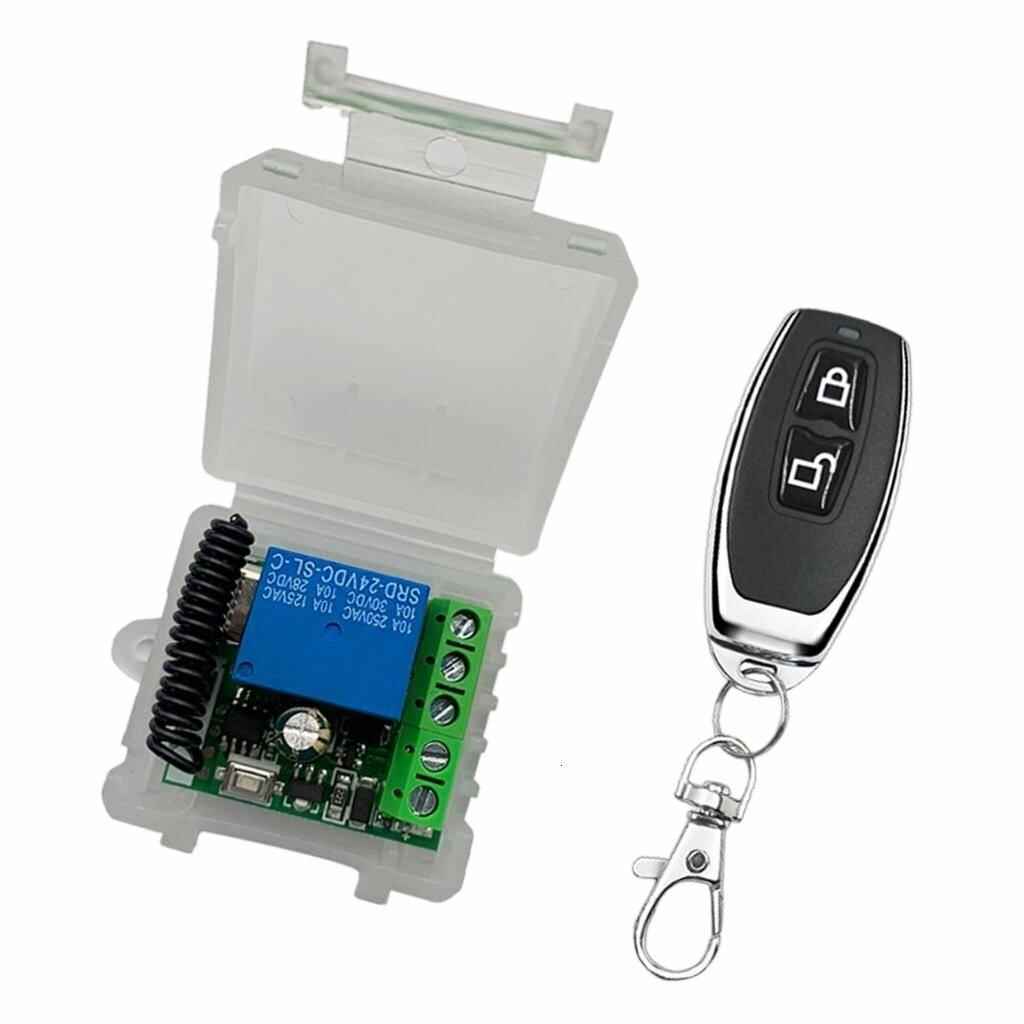 Беспроводной выключатель для электрозамков ворот, - Дистанционное управление 24 В