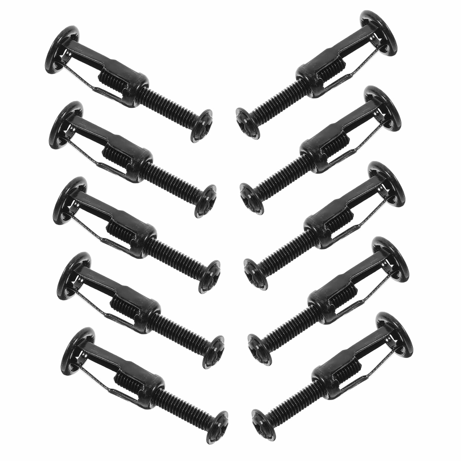 10 шт, расширительный винт, втулка, лепестковые гайки, винты, гайки, аппаратные расширительные анкеры, комплект для быс