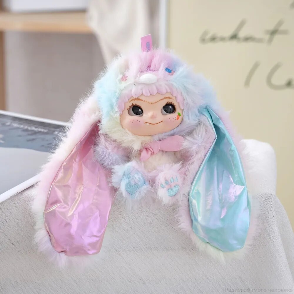 Кукла WAKUKU blind box, модная кукла, 15 см, мягкая игрушка в костюме кролика