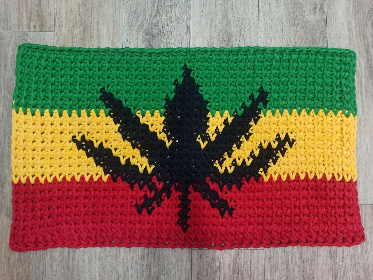 Эко коврик. Вязаный хлопковый ковер, ручной работы для гостиной, спальни, детской, прихожей, ванной и бани.