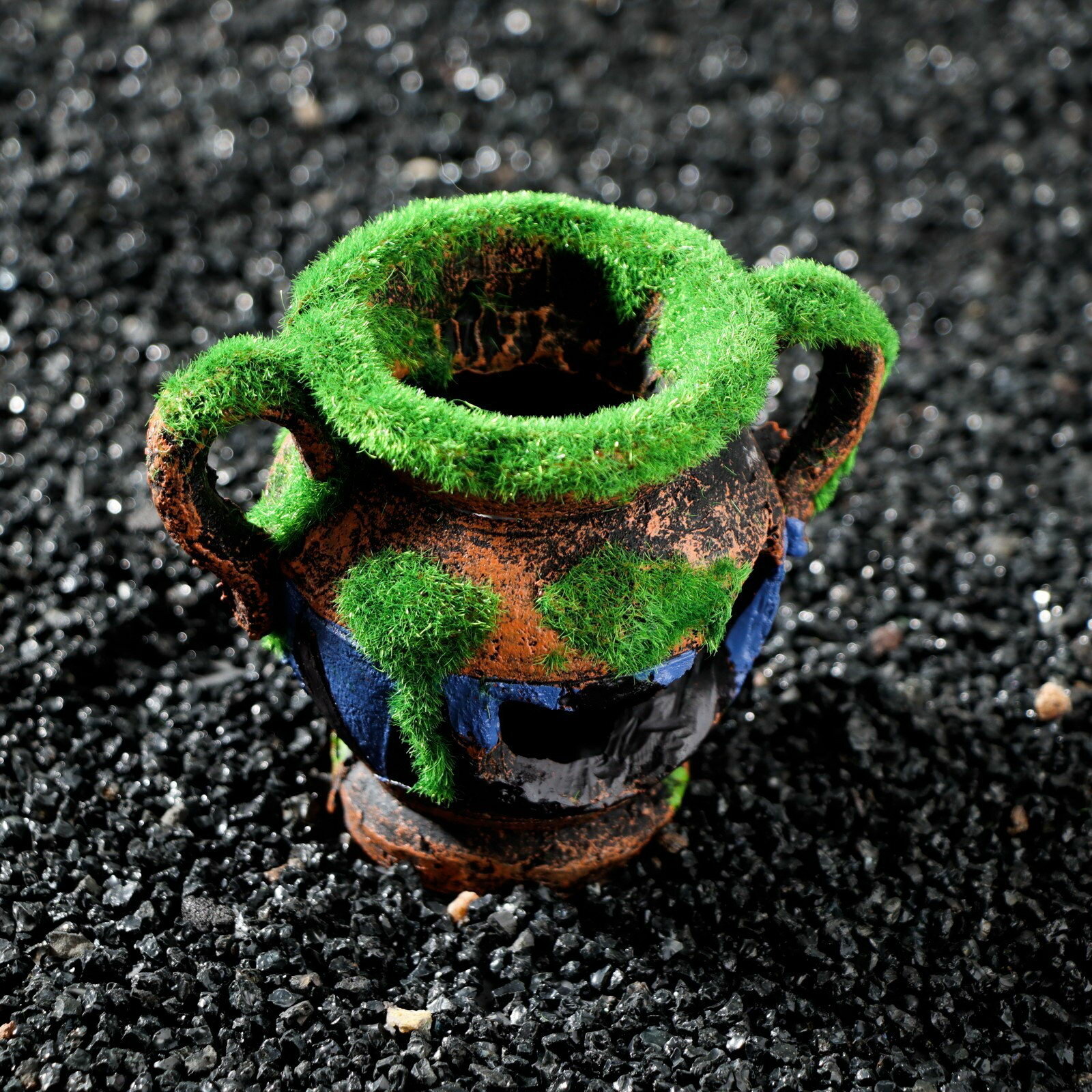 Декор для аквариума "Античная ваза", 11 x 8 x 9 см, вид: фигурки