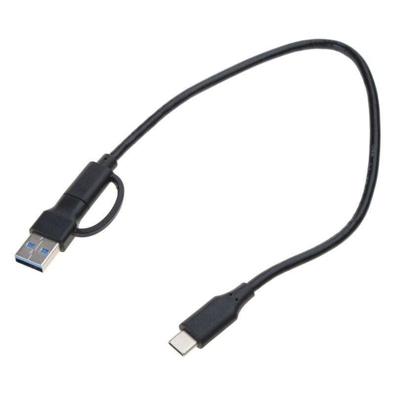 Кабель USB-USB C 2 в 1 USB3.0 Кабель быстрой зарядки USB A/C-C Кабель зарядного устройства USB Type C-Type C Синхронизация данных 10 Гбит/с