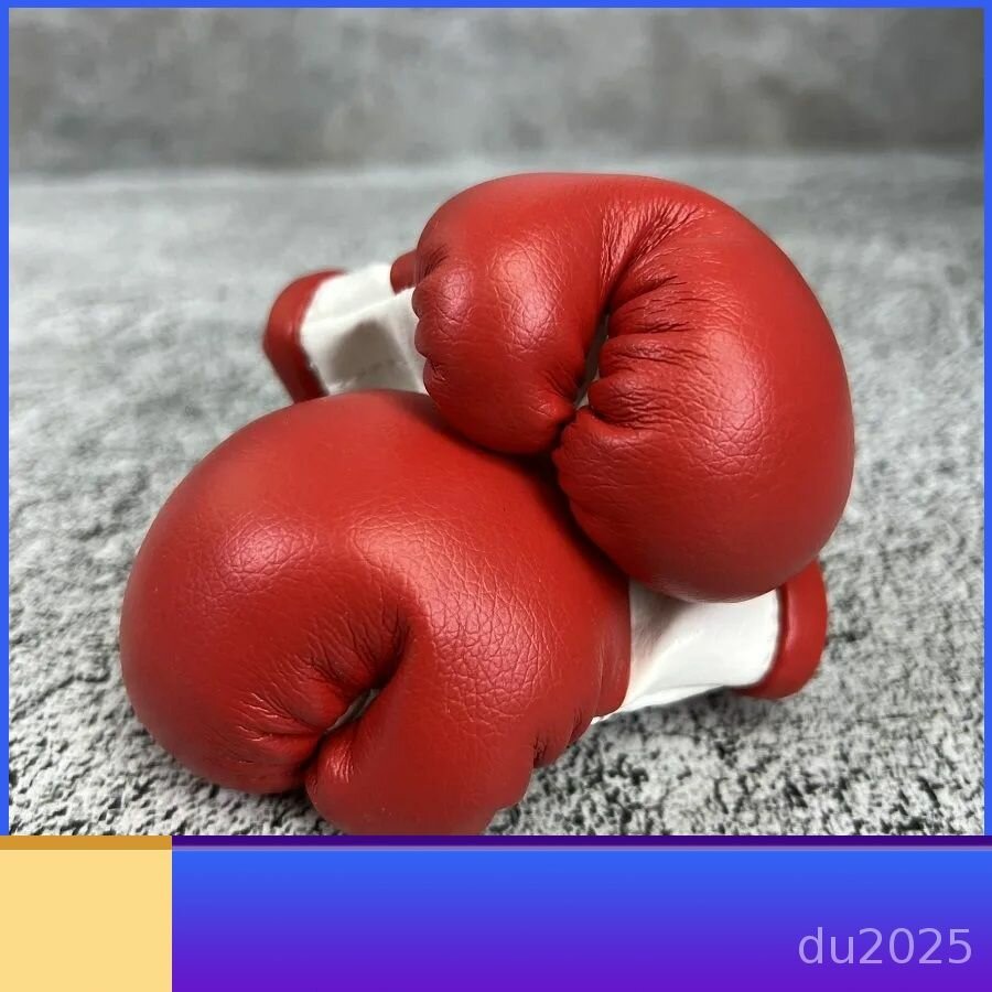 Боксёрские перчатки на зеркало в машину, красный брелок в автомобиль-qgqt