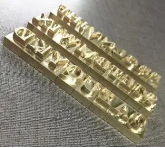 Гибкая латунная форма для букв Microsoft Elegant Black Uppercase letters