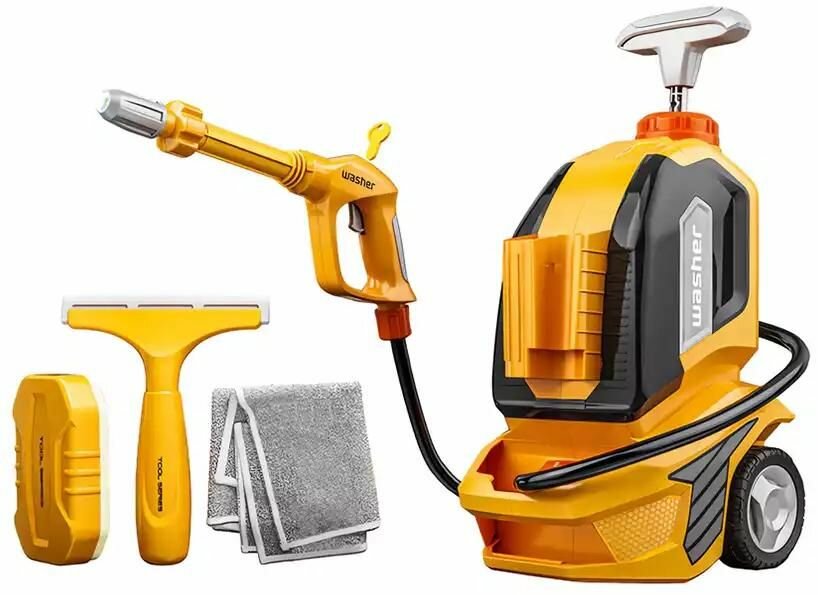 Мойка высокого давления KARCHER высота 41.5 см, брызгает водой, объем резервуара 1700 мл