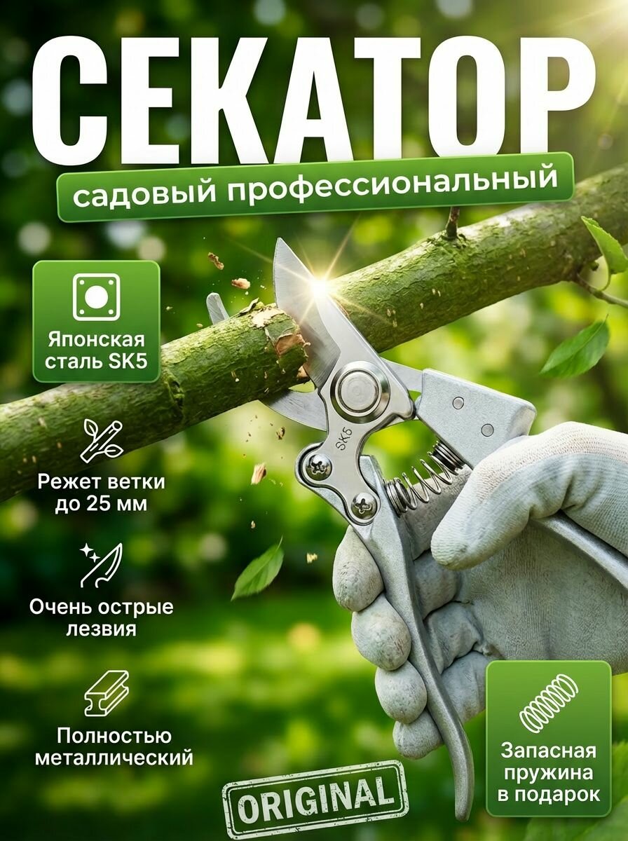 Секатор садовый профессиональный японский
