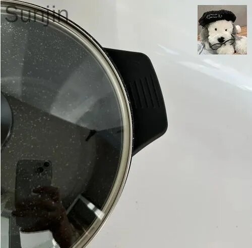 Казан Sunjin 3.1 л черный матовый с антипригарным покрытием для индукционных плит — фото 1