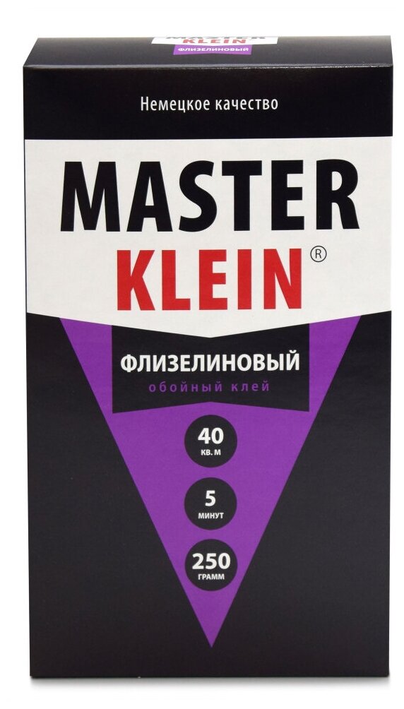 Обойный клей для флизелиновых обоев 250 гр Master Klein