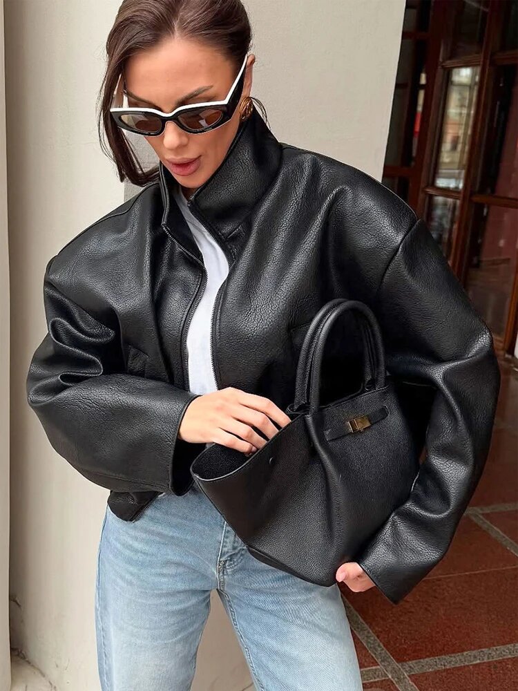 Куртка кожаная