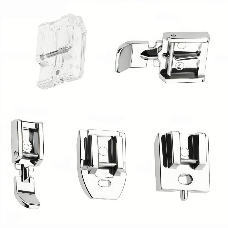 Удлиненная прижимная лапка для планшетных швейных машин. Прочная конструкция из сплава. Плавная подача ткани.