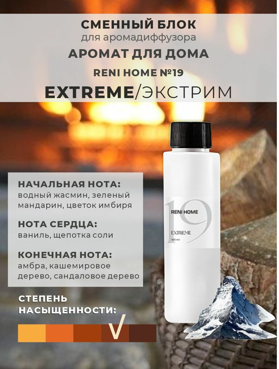 RENI HOME 19 EXTREME / экстрим , сменный блок (рефил) 100 мл