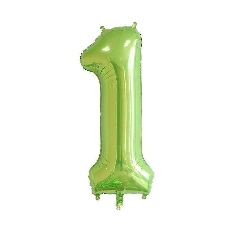 Зеленый шар-цифра 1, jungle green 1