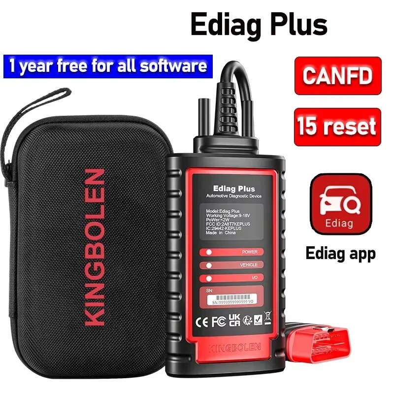 Сканер THINKCAR Thinkdiag 2 OBD2, поддержка протоколов CAN FD, подходит для автомобилей Ediag plus