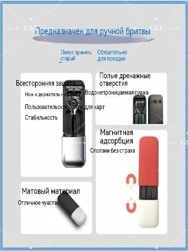 Футляр для бритвенного станка — фото 1
