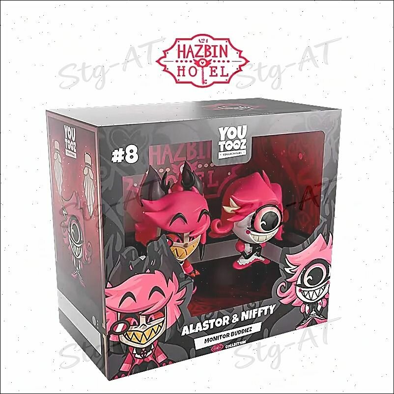 Youtooz Коллекционная фигурка " Hazbin Hotel", Alastor&Niffty,5.8cm