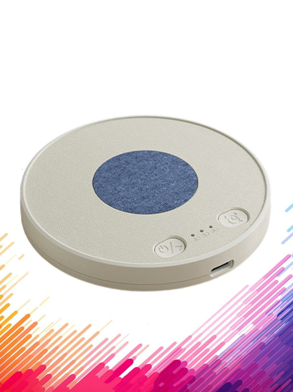 Беспроводной мини-динамик для тумбочки, Синий