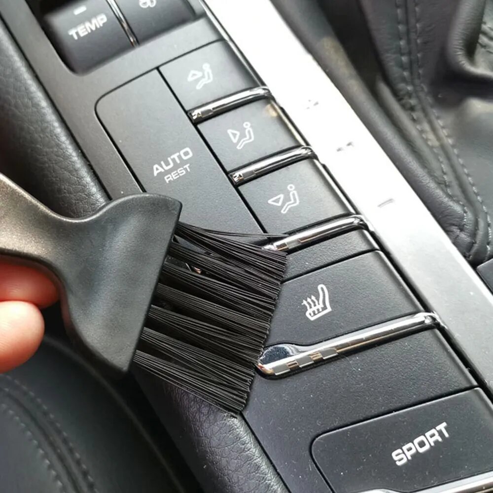 Набор антистатических кистей для чистки клавиатуры и компьютера, 8 штук, черные