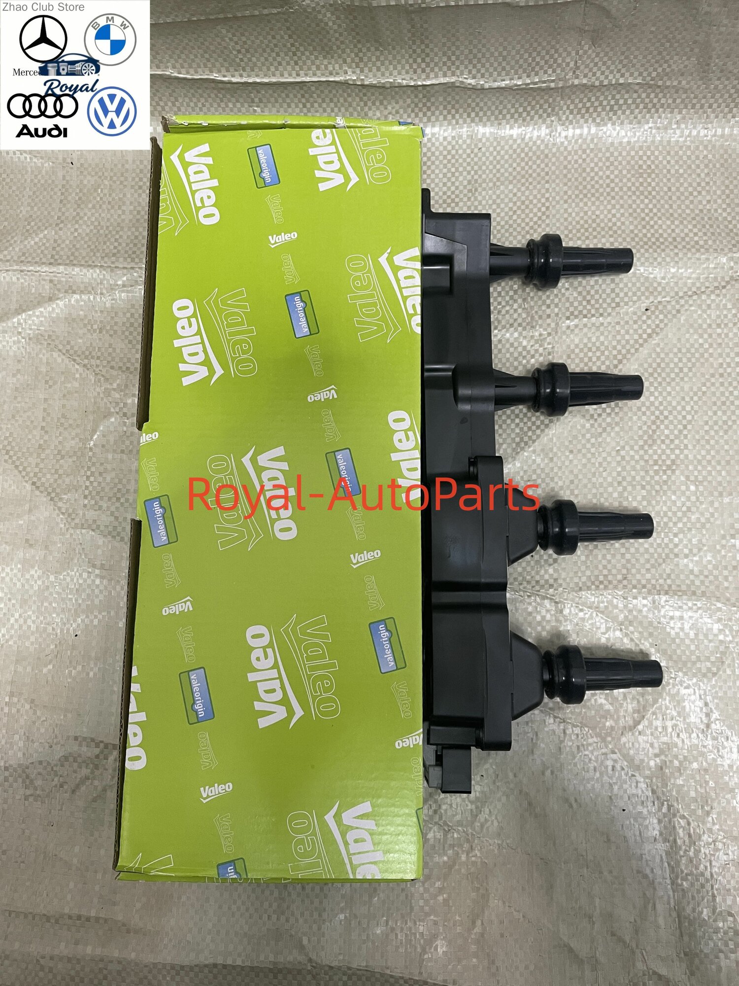Катушка зажигания Valeo 245095 для Citroen Berlingo C2 C3 C4 Xsara и Peugeot 206 207 307 308 1007 Partner AX8154 4pin