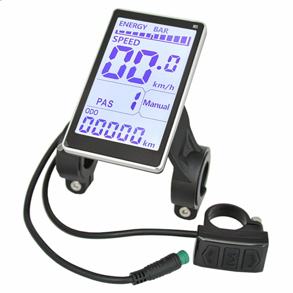 Электровелосипедный LCD-дисплей M5, вертикальный, водонепроницаемый, 24 48 в