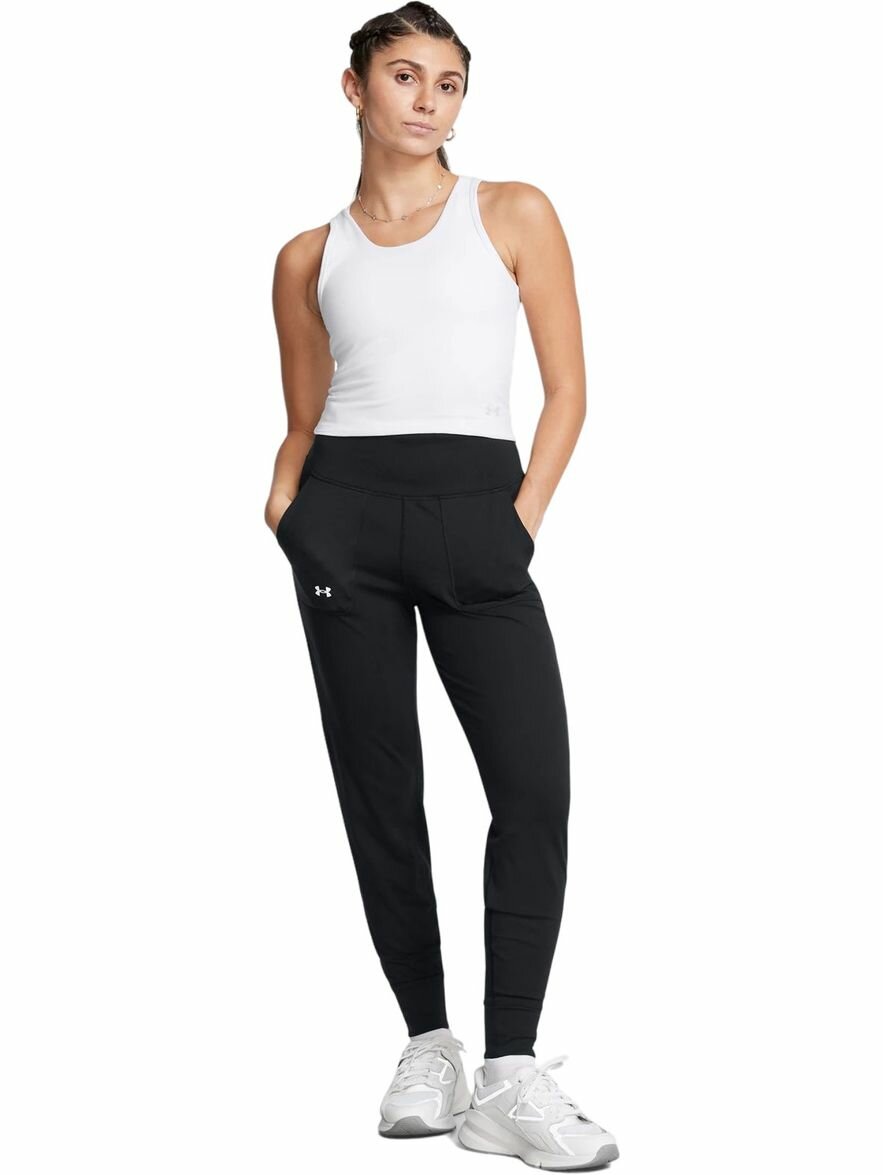 Брюки спортивные Under Armour Motion Jogger, размер XS, чёрный — фото 1