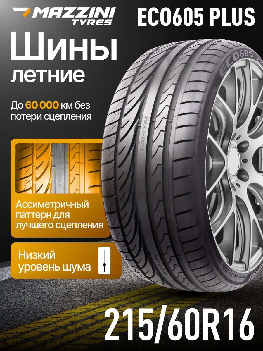 Летние шины ECO605+ 215 60 R16 95H для легковых автомобилей MICHELIN